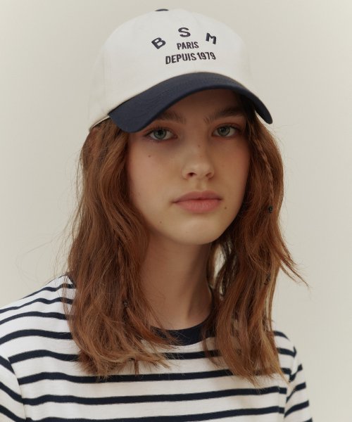BSM LOGO BALL CAP (MULTI) - NAVY | 벤시몽 | 솔드아웃